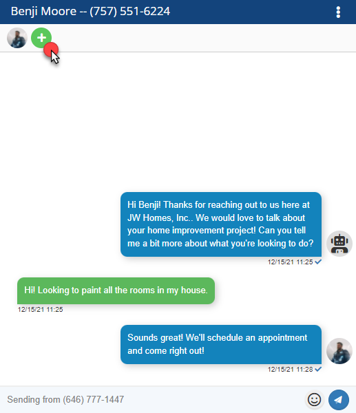 SMS Conversation Assignments